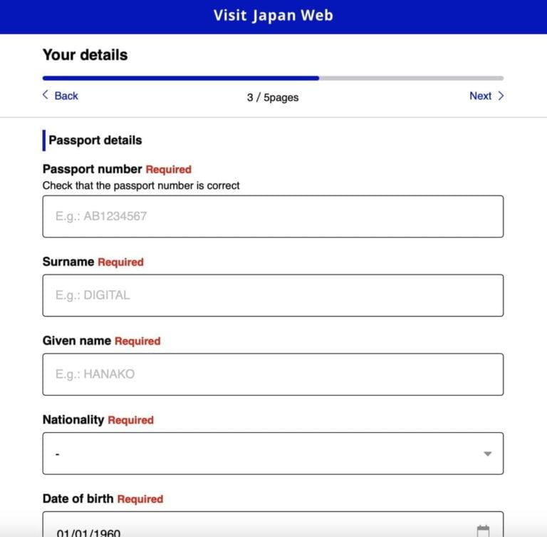 How To Fill Visit Japan Web | A Step-By-Step Guide