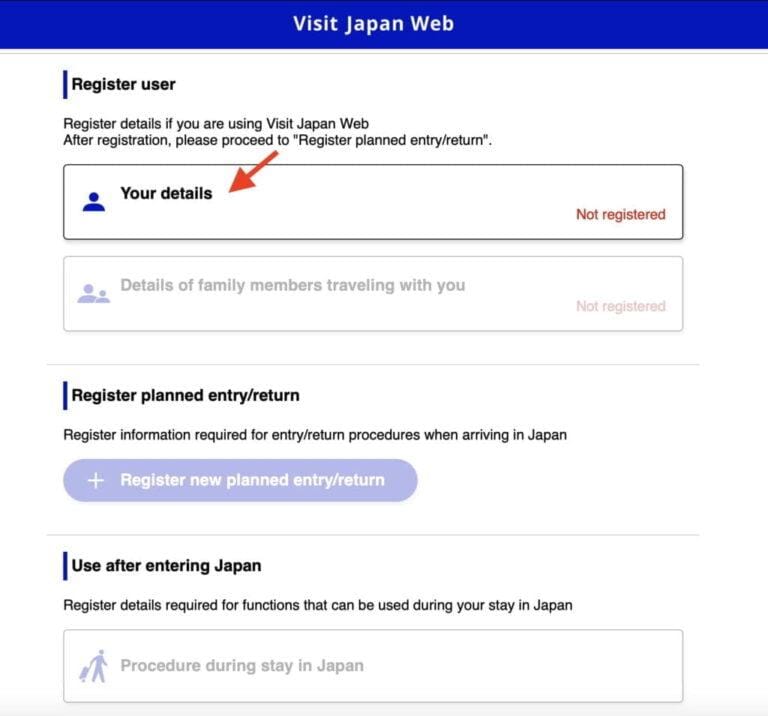 How To Fill Visit Japan Web | A Step-By-Step Guide